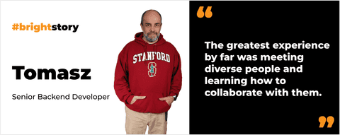 Decades in Programming Guided by Intuition. Meet Tomasz | Bright Inventions