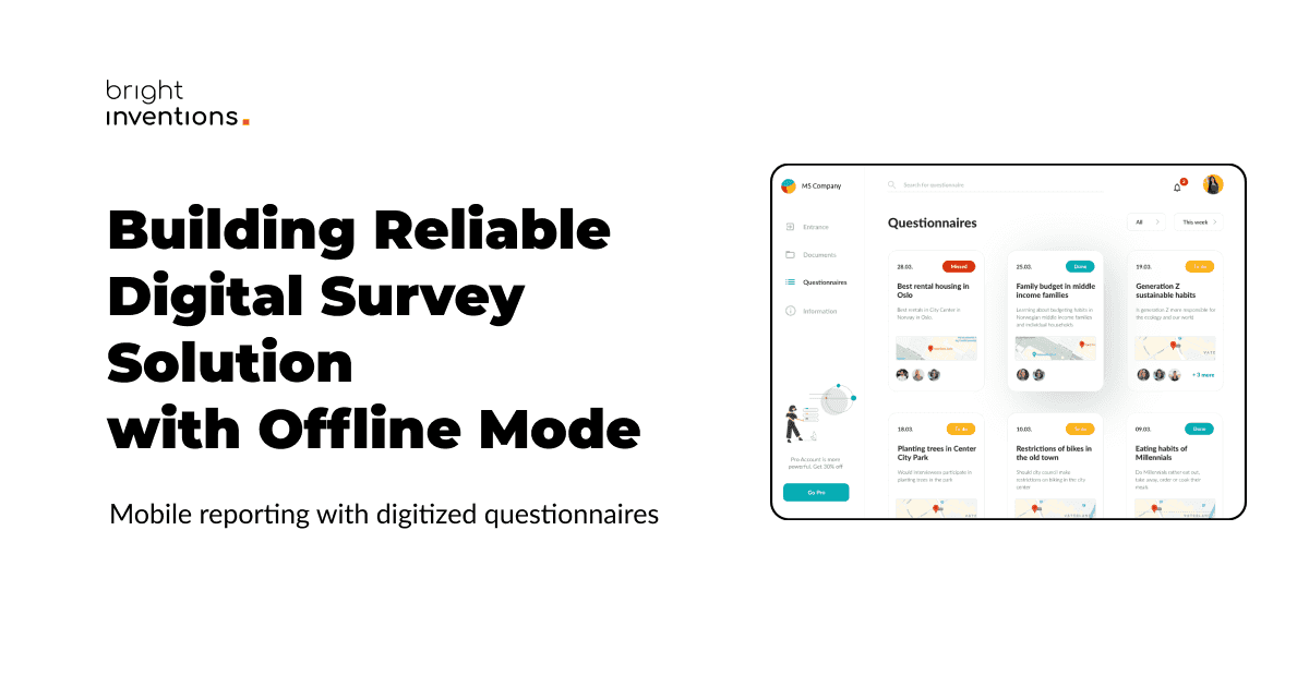 Building Reliable Digital Survey Solution with Offline Mode | Bright ...