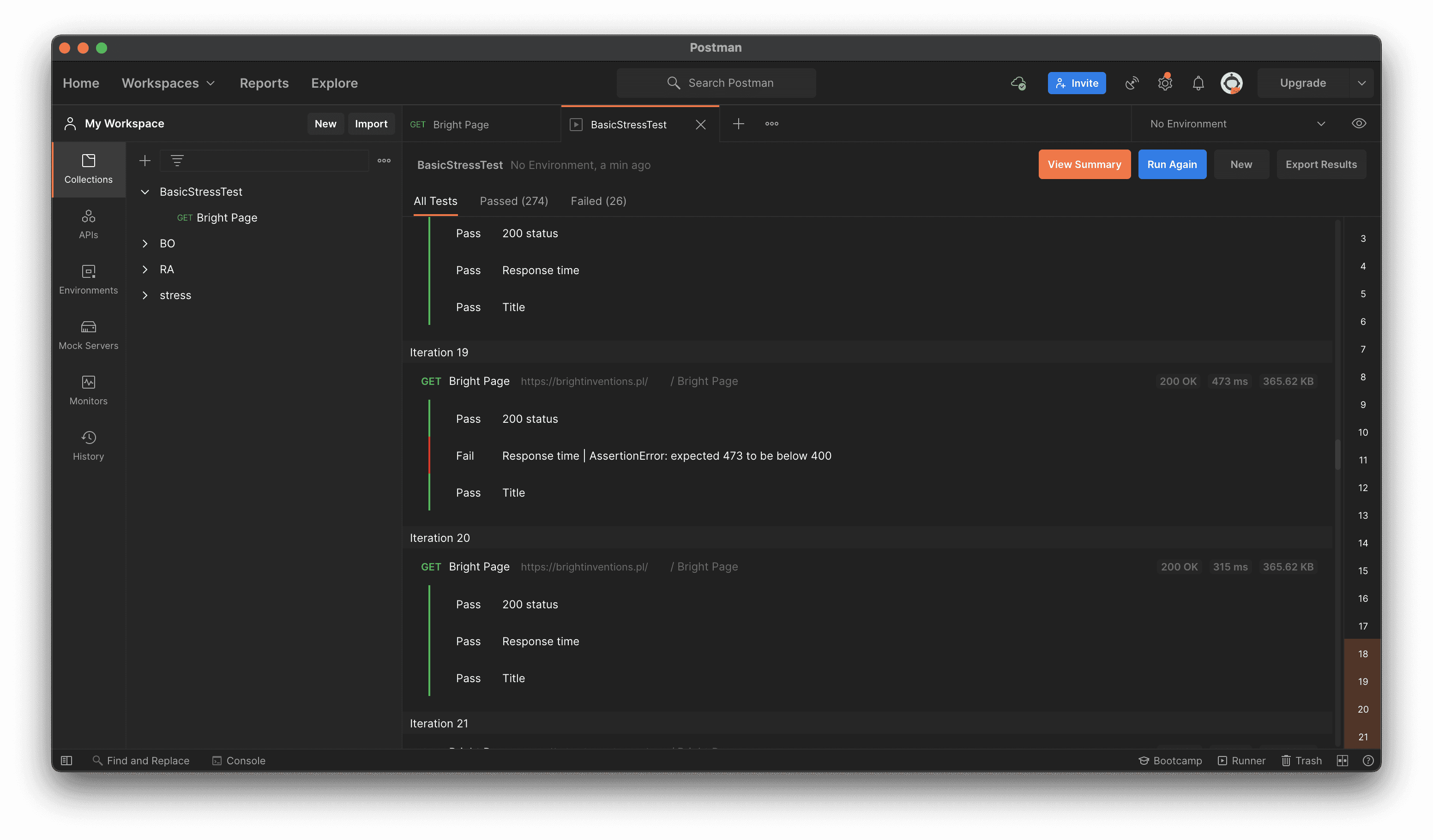 Performance Testing In Postman Bright Inventions